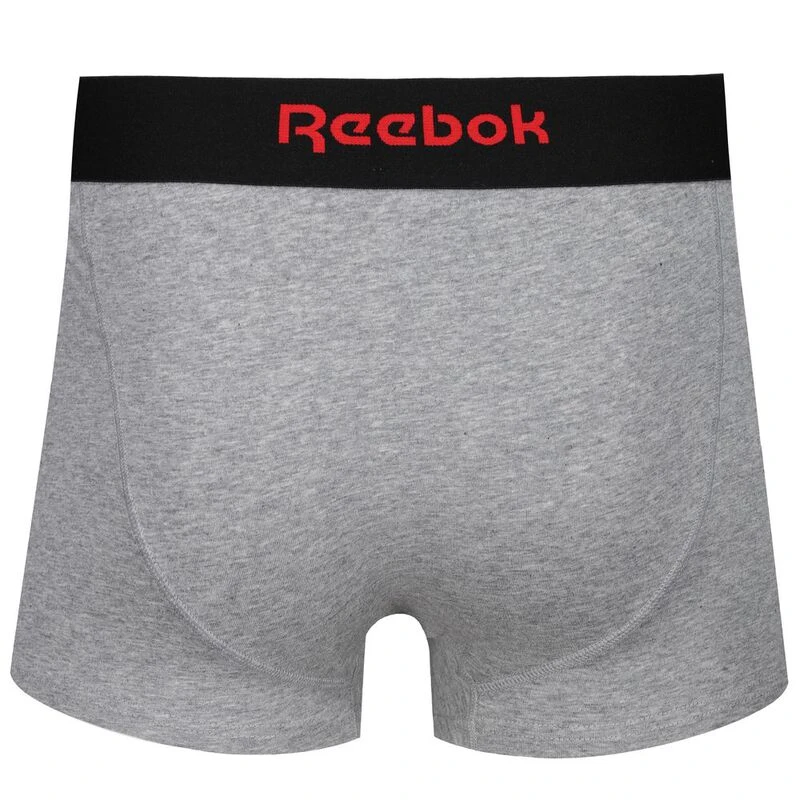 Reebok Mens Sport Boxers (5 Pack - Blacks/Whites/Grey Marl) | Sportpur