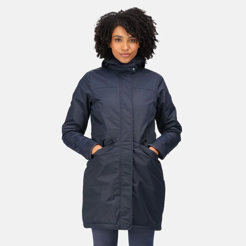 Regatta Womens Rimona Waterproof Insulated Parka Jacket (Navy) | Sport