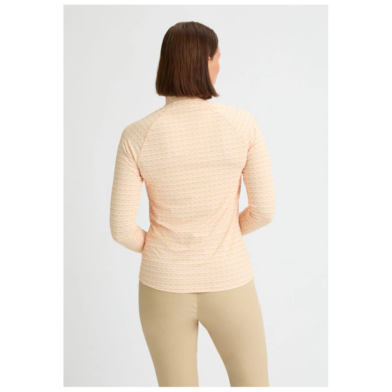 Röhnisch Womens Nicky Full Zip Jacket (Monogram Peach) | Sportpursuit.