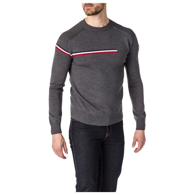 Rossignol Mens Merino Odysseus Pullover (Heather Grey) | Sportpursuit.