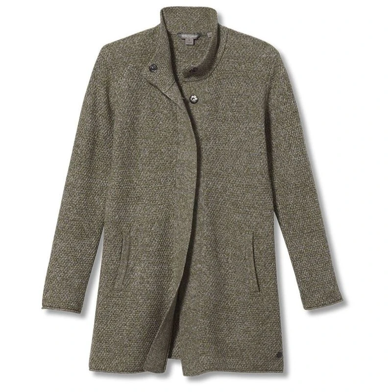 Royal Robbins Womens Frost Snap Cardigan (Pewter Heather) | Sportpursu