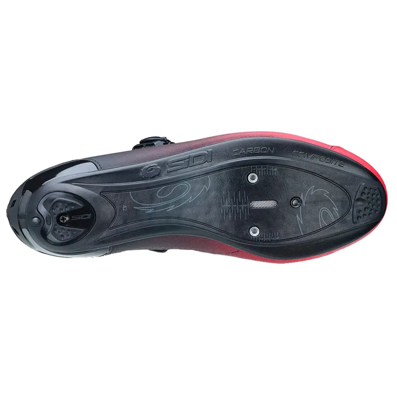 SIDI Genius 10 Road Cycling Shoes (Red/Black) | Sportpursuit.com
