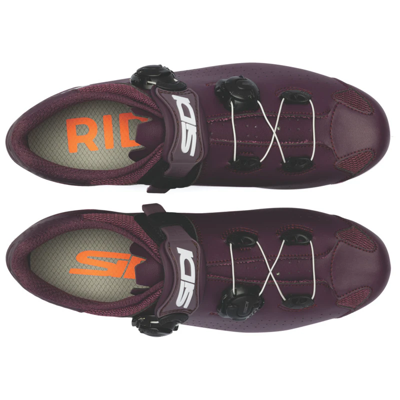 SIDI Womens Genius 10 Road Cycling Shoes (Wine) | Sportpursuit.com