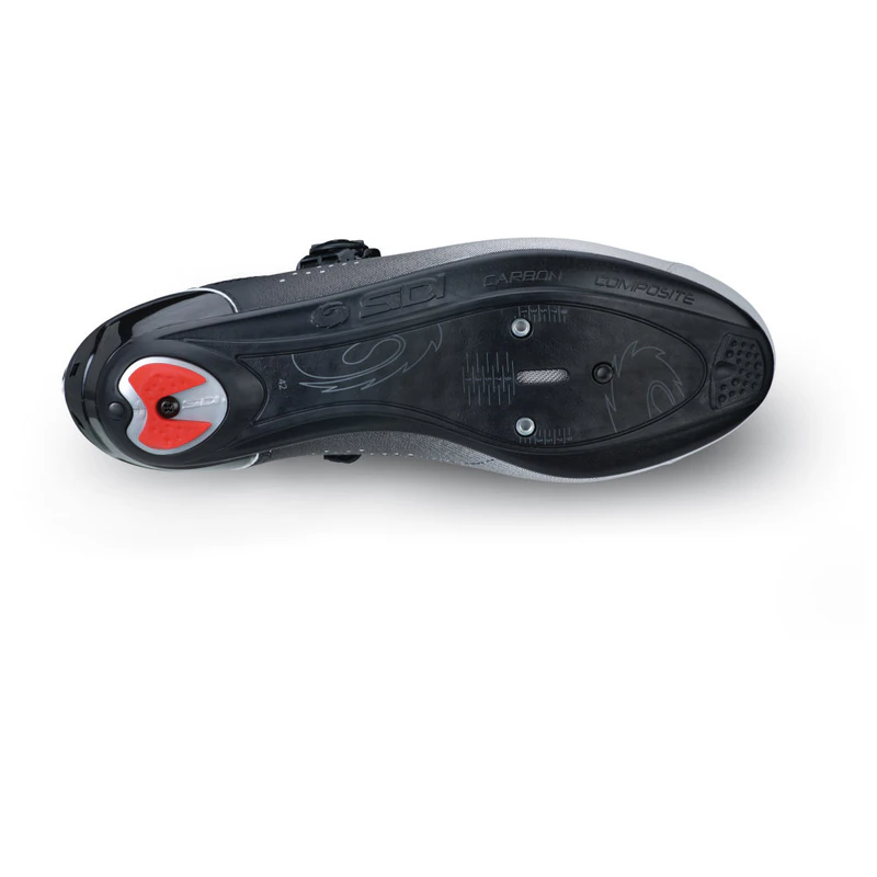 SIDI Genius 10 Mega Road Cycling Shoes (White/Black) | Sportpursuit.co