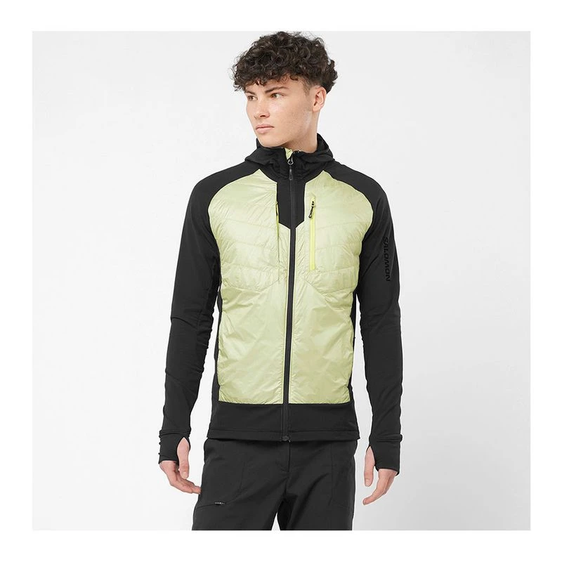 Salomon Mens Elixir Hybrid Jacket (Yellow) | Sportpursuit.com
