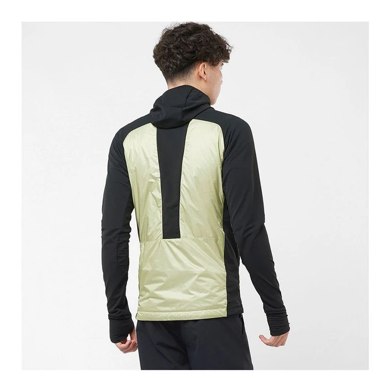 Salomon Mens Elixir Hybrid Jacket (Yellow) | Sportpursuit.com
