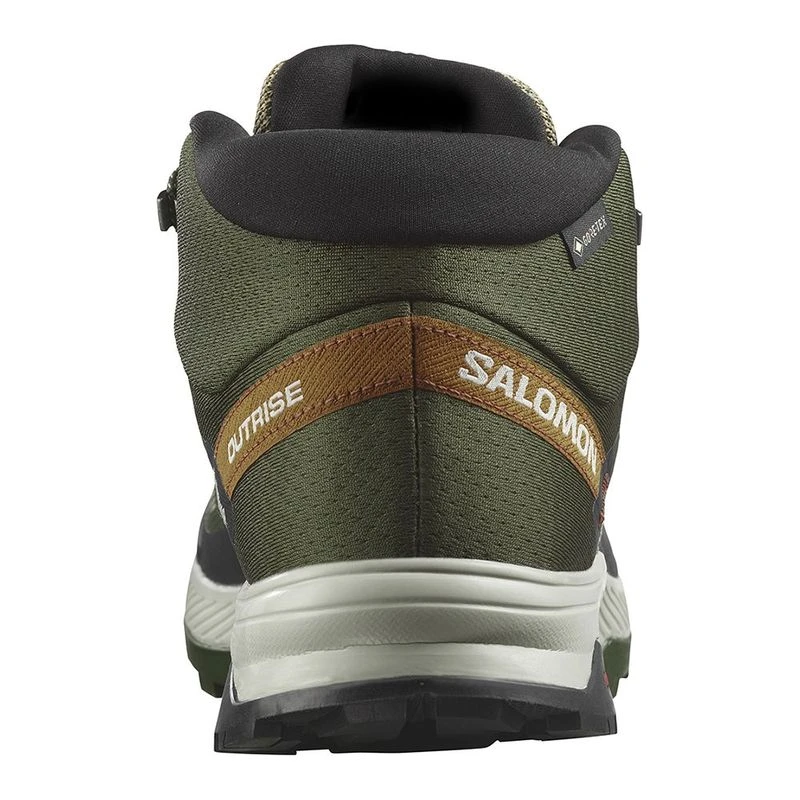 Salomon Chaussures de Randonnée Outrise Mid Gore-Tex Homme (Olive Nigh