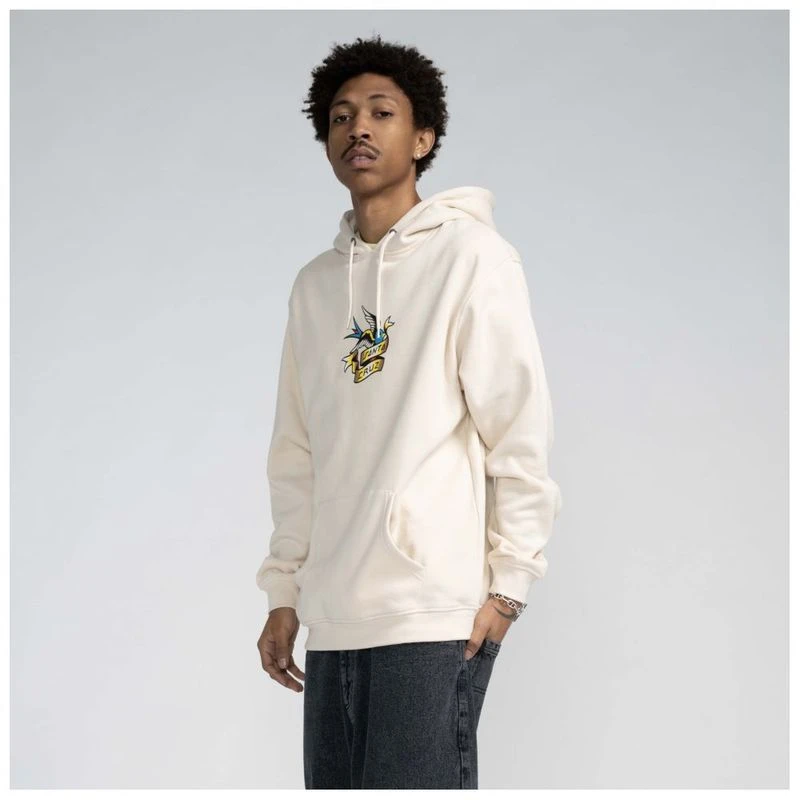 Santa Cruz Mens Hood Sommer Sparrow Hoody (Chalk) | Sportpursuit.com
