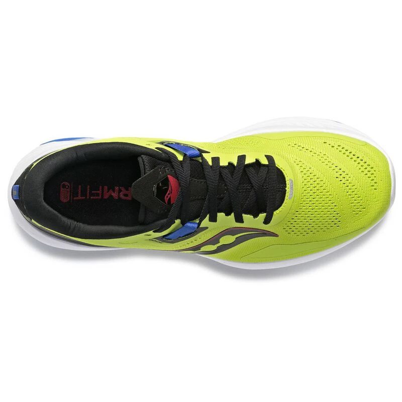 Saucony Mens Guide 15 Running Shoes (Acid/Blue Raz) | Sportpursuit.com