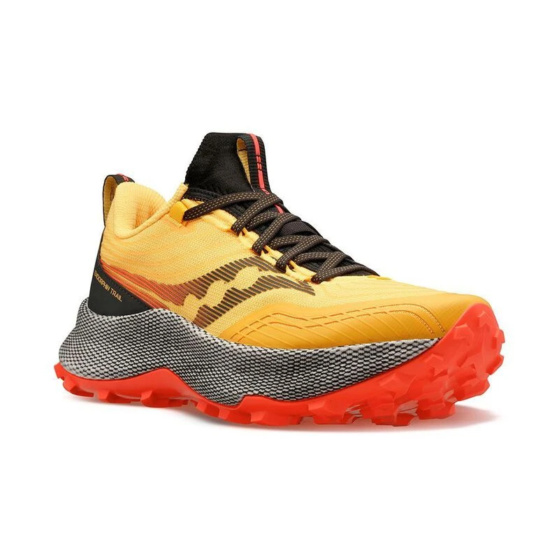 Saucony Womens Endorphin Trail Trail Running Shoes (Yellow) | Sportpur