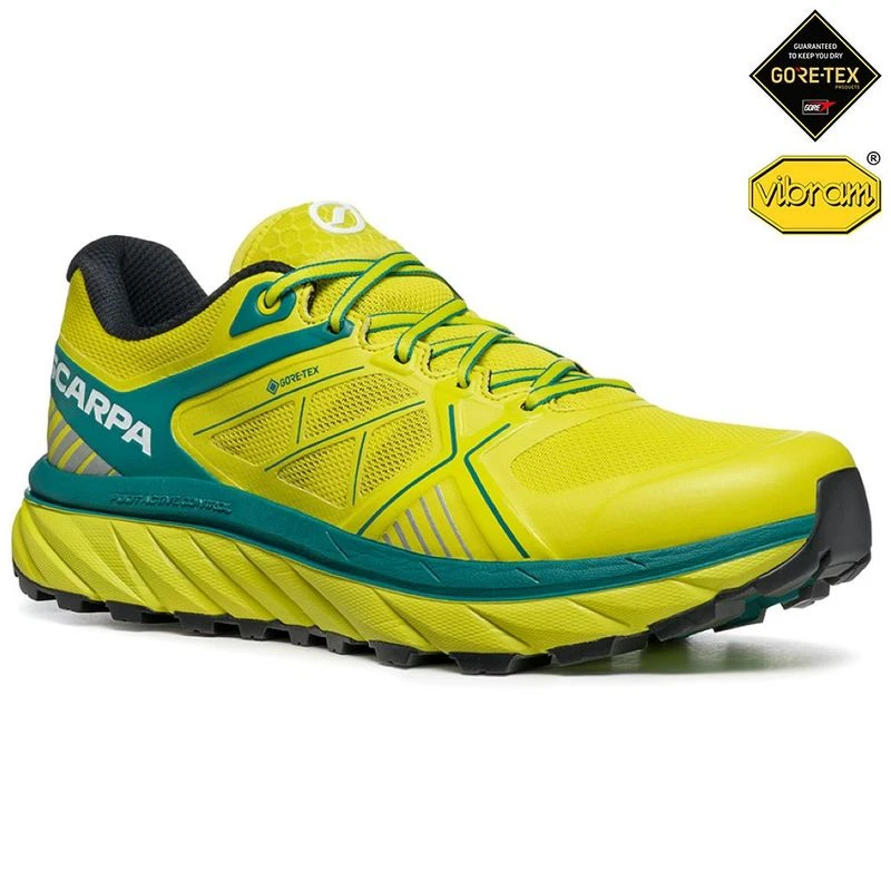 Scarpa Mens Spin Infinity GTX Trail Running Shoes (AcidLime/Seaweed)