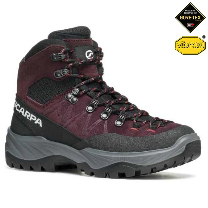 Scarpa Womens Boreas GTX Hiking Boots (Temeraire/Flamingo) | Sportpurs