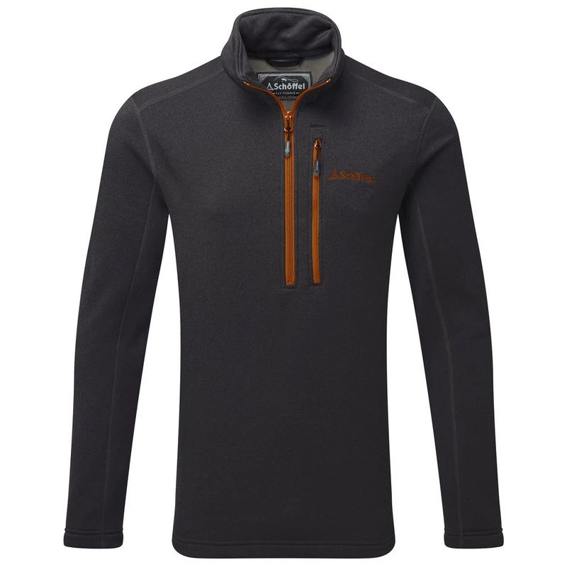 Schoffel Mens Annan II Technical 1/4 Zip Fleece Pullover (Graphite)