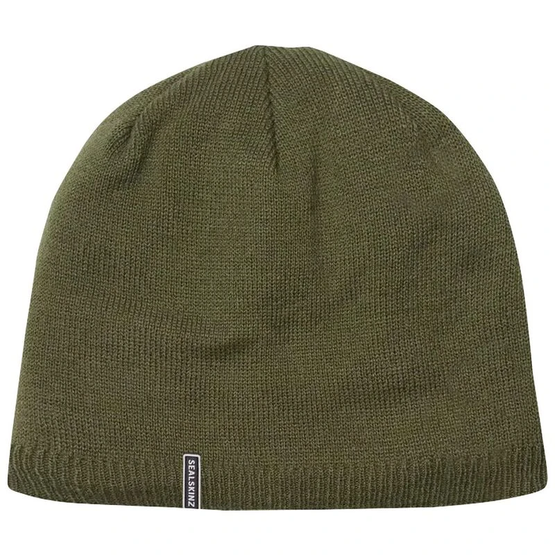 SealSkinz Cley Waterproof Cold Weather Beanie (Olive) | Sportpursuit.c