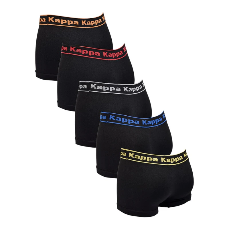 Kappa Boxers SEAMLESS0408 x5 Homme (Noir) | privatesportshop.fr