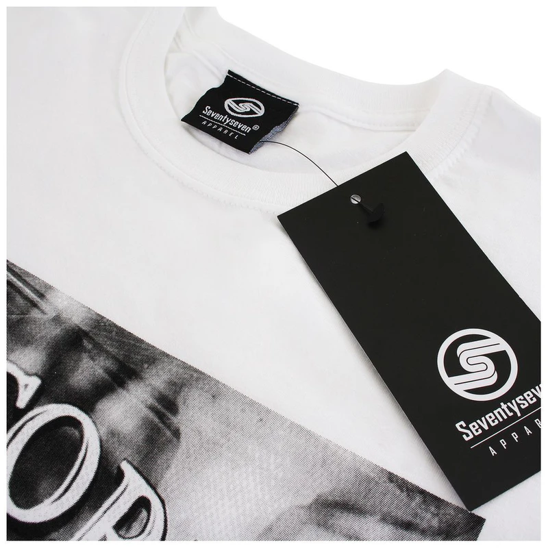 SeventySeven Mens Record Store T-Shirt (White) | Sportpursuit.com