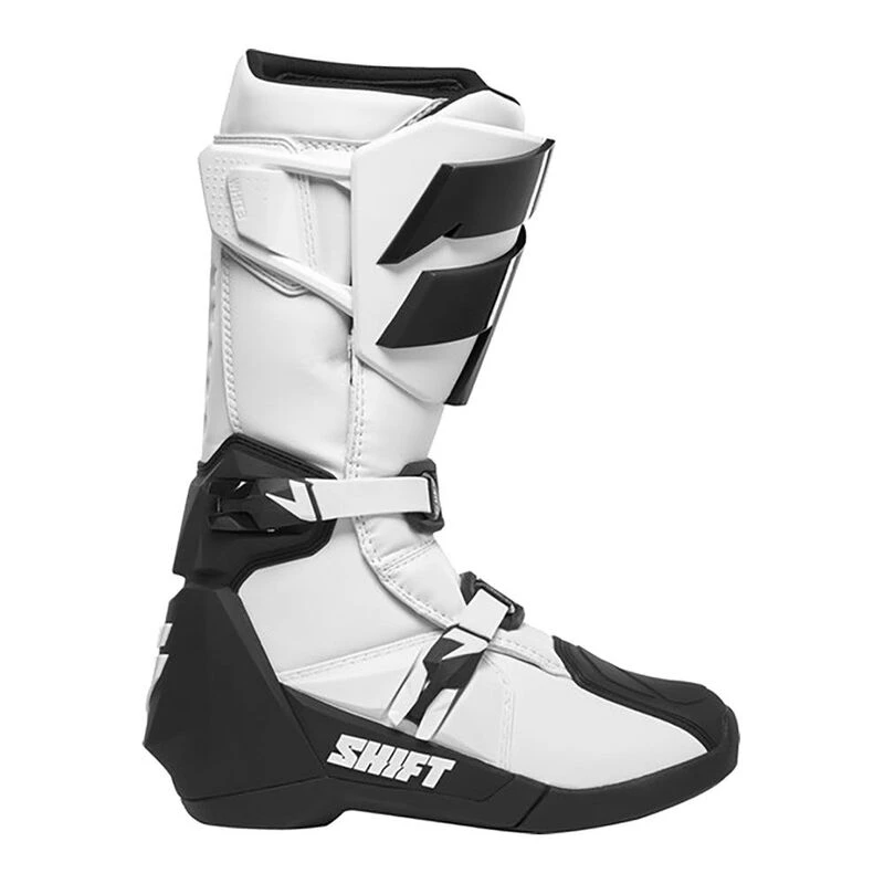 Shift Mens 20 Whit3 Label Casual Boots (White/Black) | Sportpursuit.co