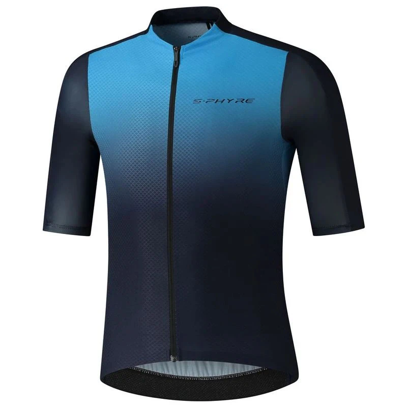 Shimano Mens S-Phyre Flash Cycling Jersey (Blue) | Sportpursuit.com