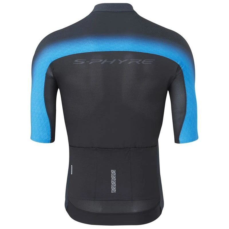 Shimano Mens S-Phyre Flash Jersey (Black/Blue) | Sportpursuit.com