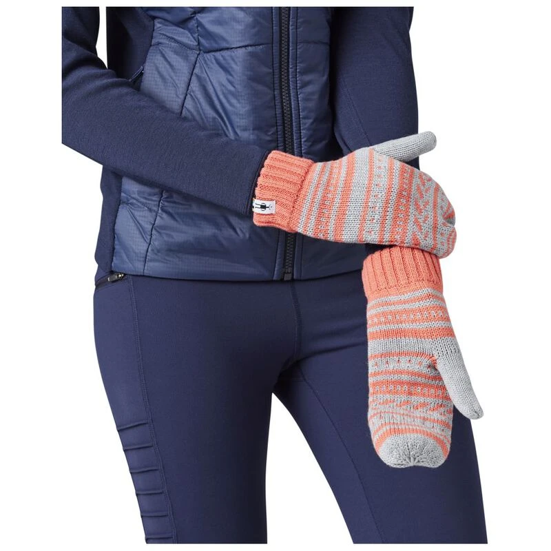 Smartwool Chair Lift Mittens (Sunset Coral) | Sportpursuit.com