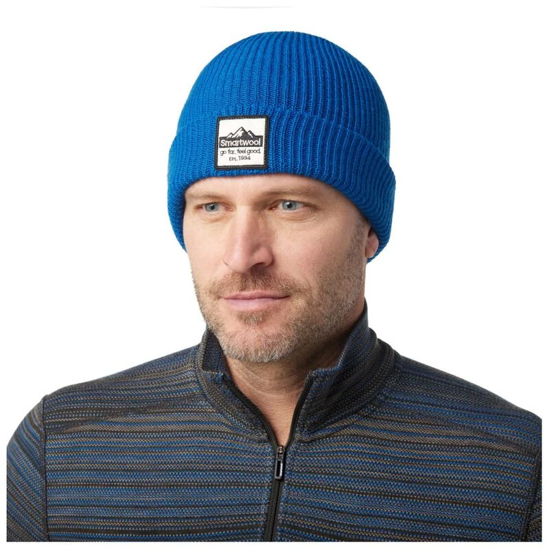 Smartwool Patch Beanie (Laguna Blue) | Sportpursuit.com