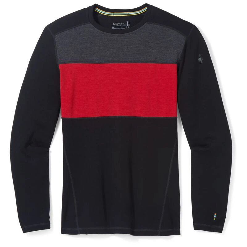 Smartwool Mens Classic Thermal Pullover (Black) | Sportpursuit.com