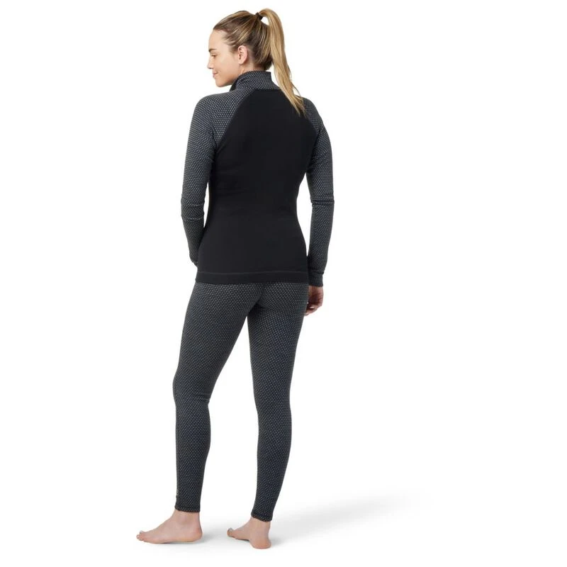 Smartwool Womens Classic Thermal Pullover (Black Dot) | Sportpursuit.c