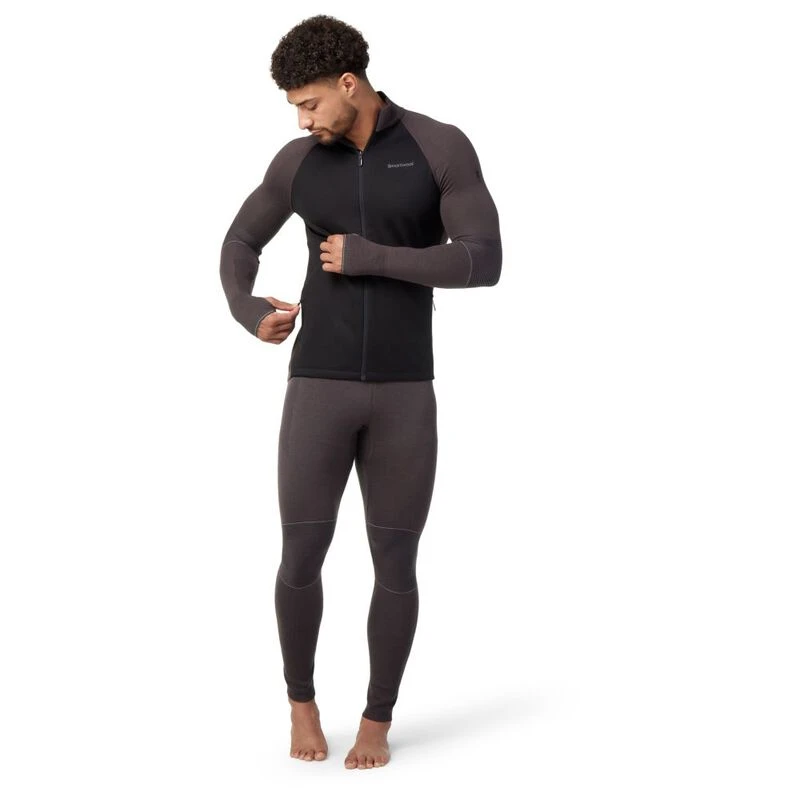 Smartwool Mens Intraknit Merino Jacket (Shale) | Sportpursuit.com