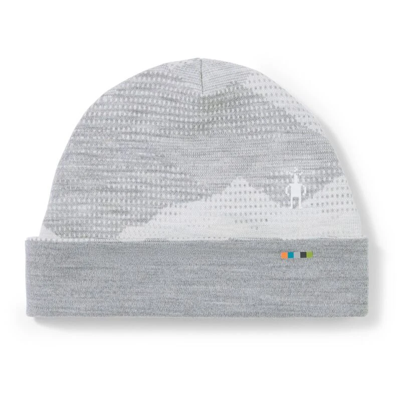 Smartwool Reversible Beanie (Light Grey Mountain Scape) | Sportpursuit