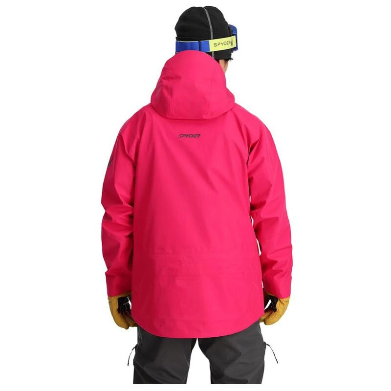 Spyder Mens Sanction GTX Shell Jacket (Pink) | Sportpursuit.com