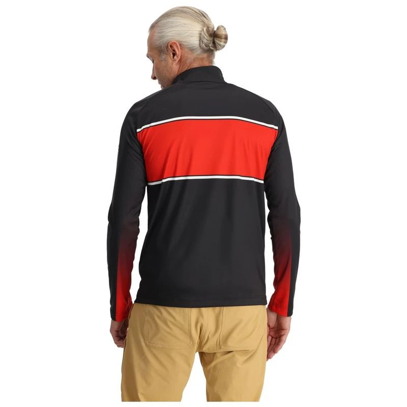Spyder Mens Paramount 1/2 Zip Pullover (Volcano) | Sportpursuit.com