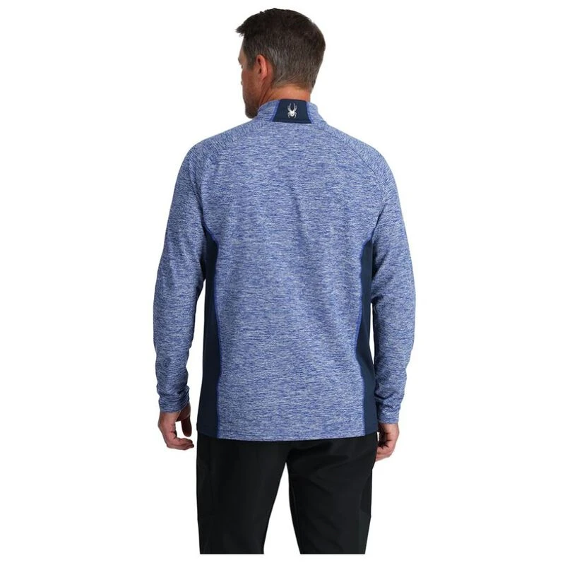 Spyder Mens Accord 1/2 Zip Pullover (Electric Blue) | Sportpursuit.com