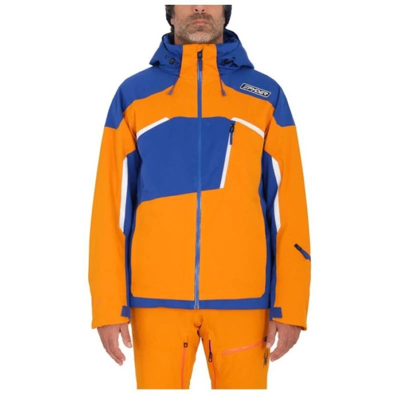 Spyder Mens Leader Jacket (Saffron) | Sportpursuit.com