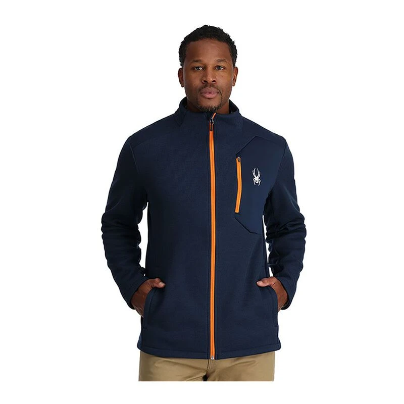 Spyder Mens Bandit Jacket (Blue) | Sportpursuit.com
