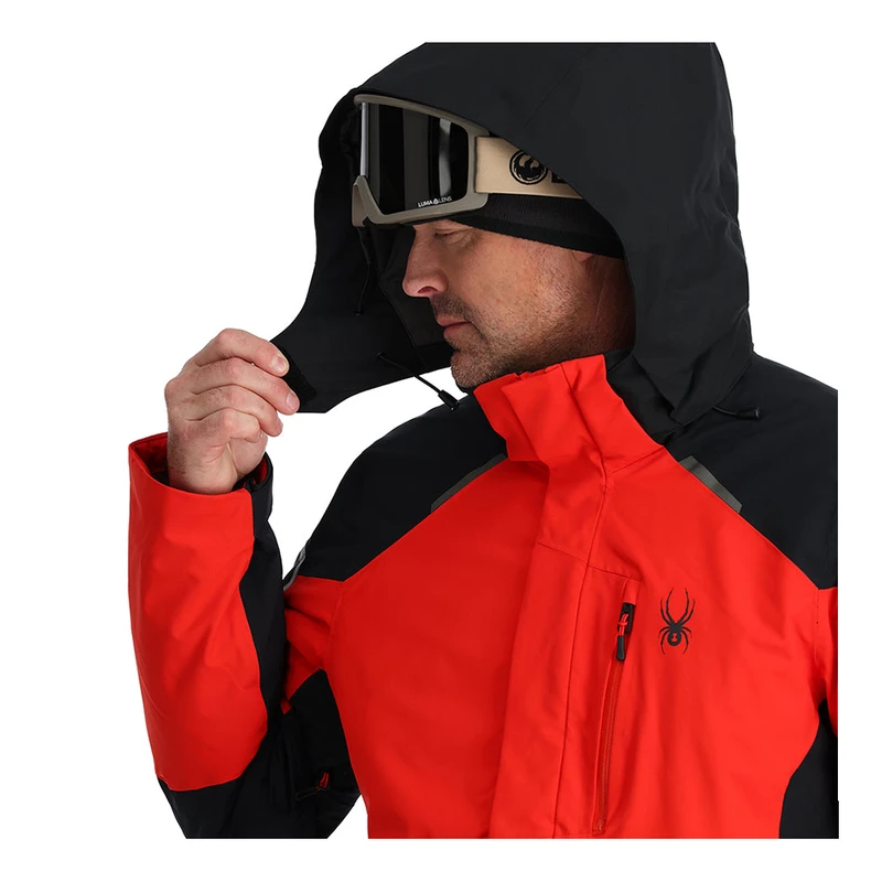 Spyder Mens Copper Jacket (Red) | Sportpursuit.com