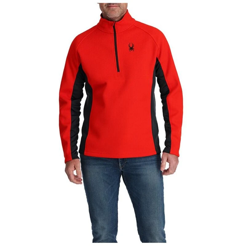 Spyder Mens Outbound 1/2 Zip Jacket (Volcano) | Sportpursuit.com