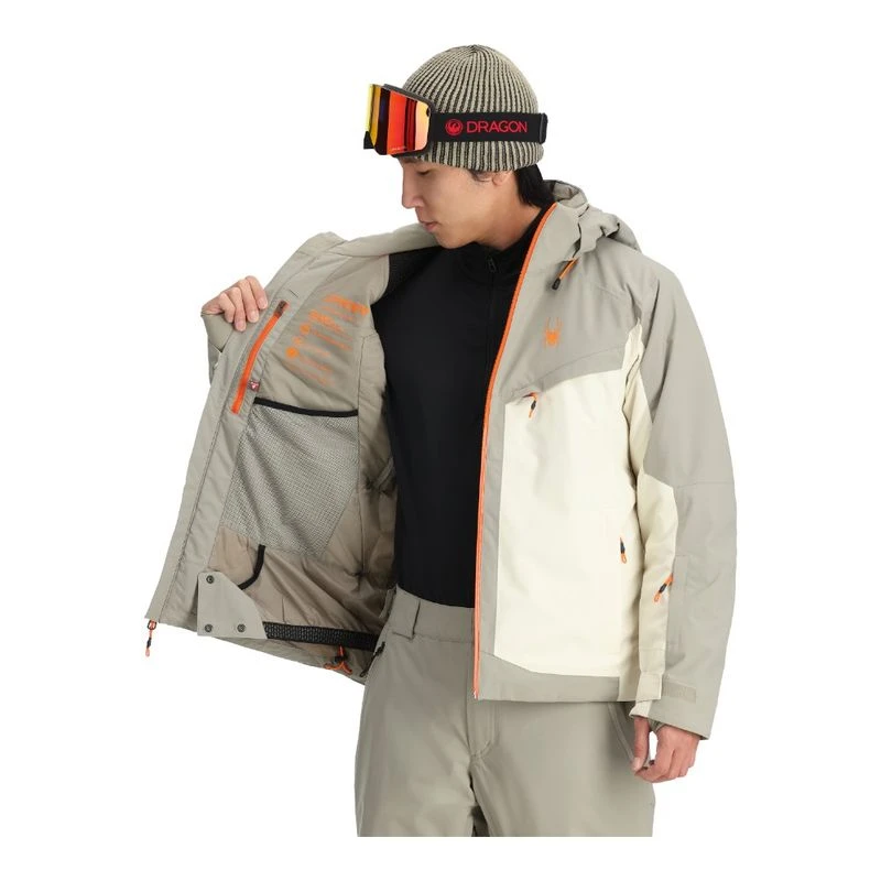 Spyder Mens Copper Jacket (Grey) | Sportpursuit.com