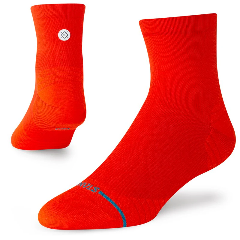 Stance Ultra Qtr Socks (Red) | Sportpursuit.com
