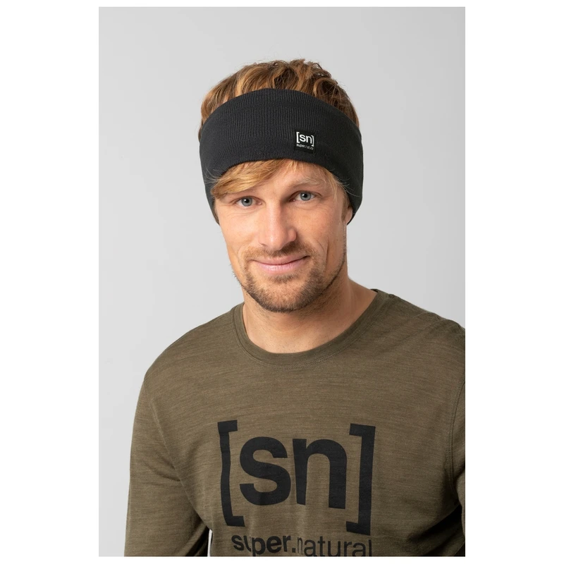 Super Natural Riffler Headband Jet Black 