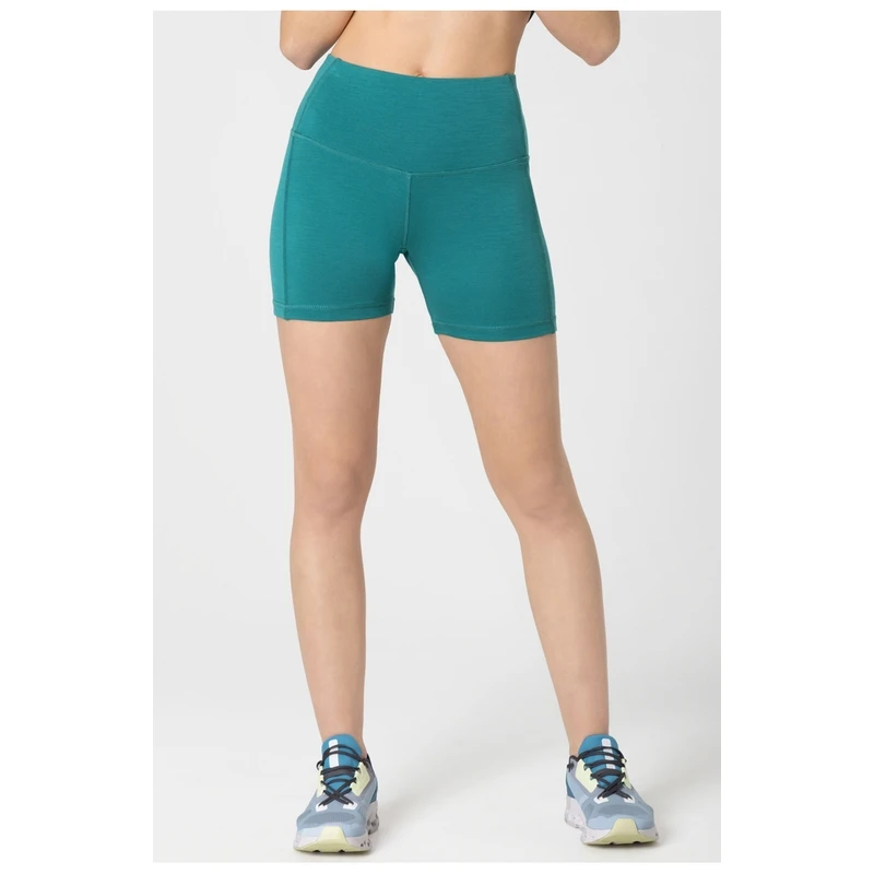 Super.Natural Womens Liquid Flow Shorts (Deep Jungle) | Sportpursuit.c