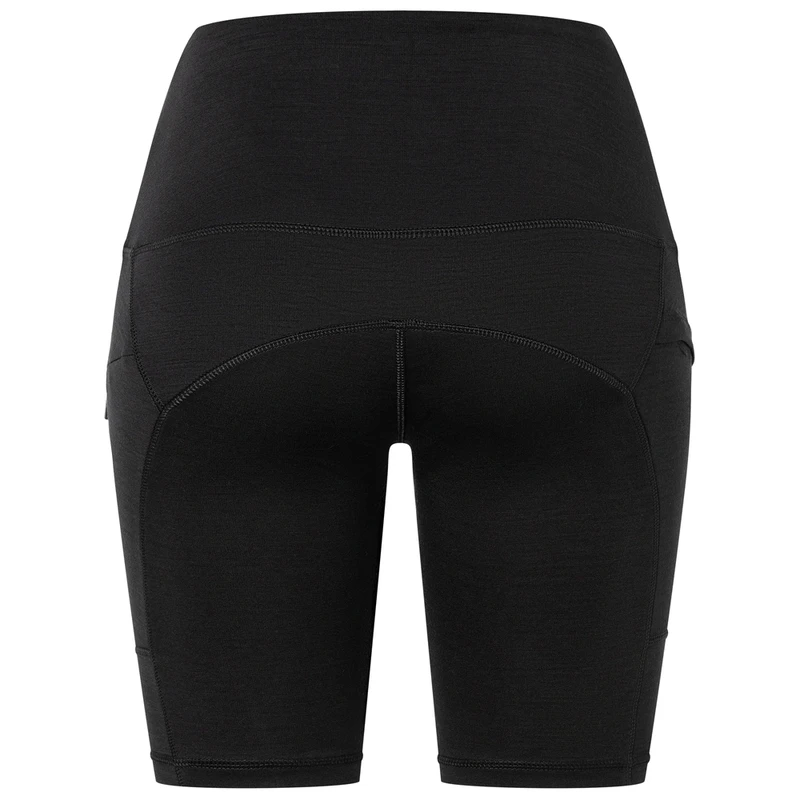 Super Natural Womens Alpine Active Shorts (Jet Black) | Sportpursuit.c