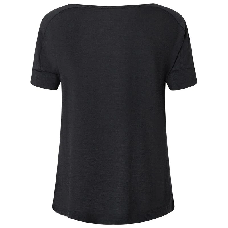 Super.Natural Womens Isla T-Shirt (Jet Black) | Sportpursuit.com