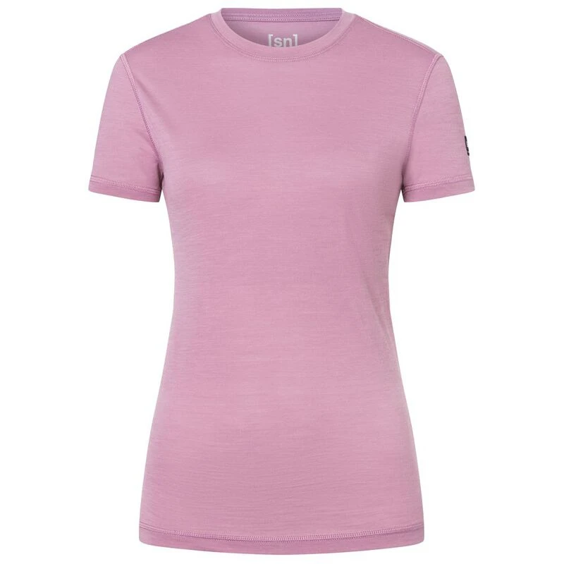 Super Natural Womens Sierra140 T-Shirt (Orchid) | Sportpursuit.com