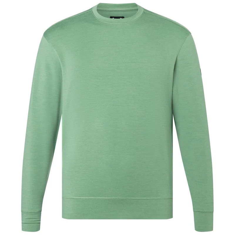 Super Natural Mens Solution Crew Pullover (Loden Frost) | Sportpursuit