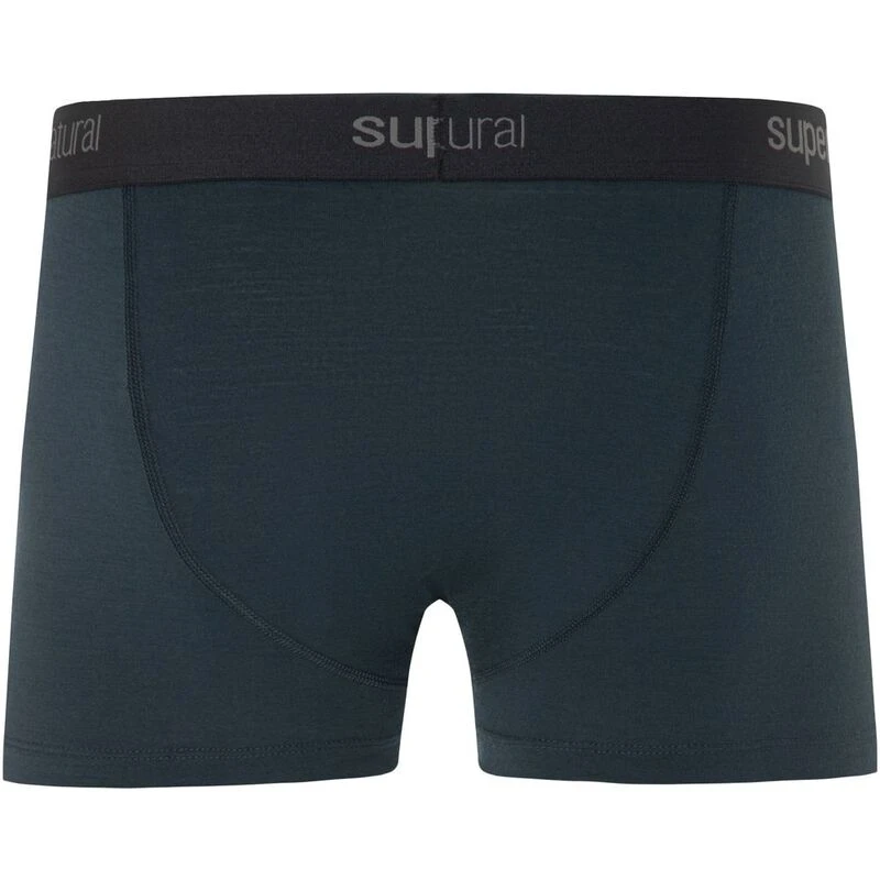 SuperNatural Mens Tundra 175 Boxers (Blueberry/Blueberry) | Sportpursu