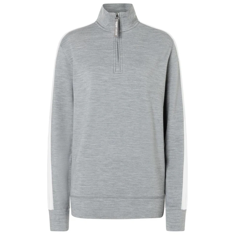 Super Natural Pull Colorado Zip Turtleneck Femme (Mélange Gris/Fresh W