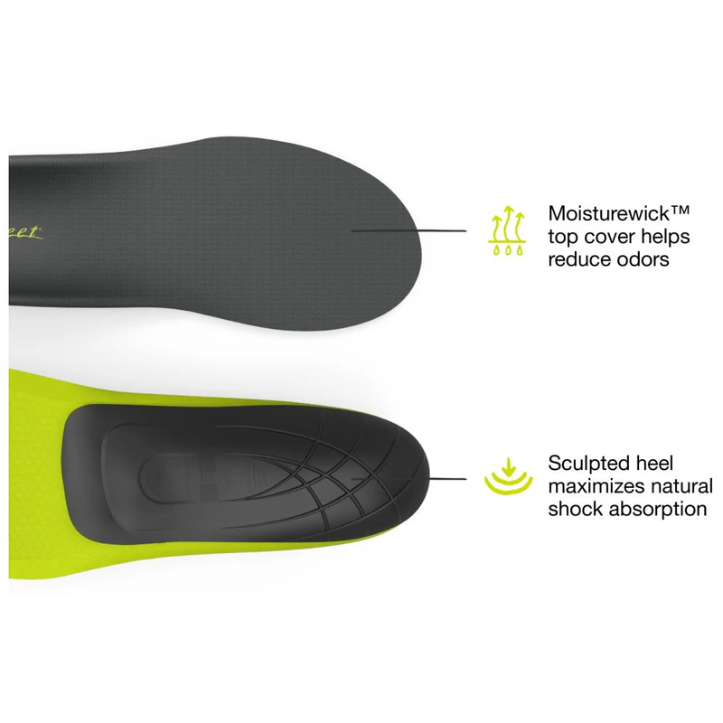 Superfeet Active Support Low Arch Insoles (Carbon) | Sportpursuit.com