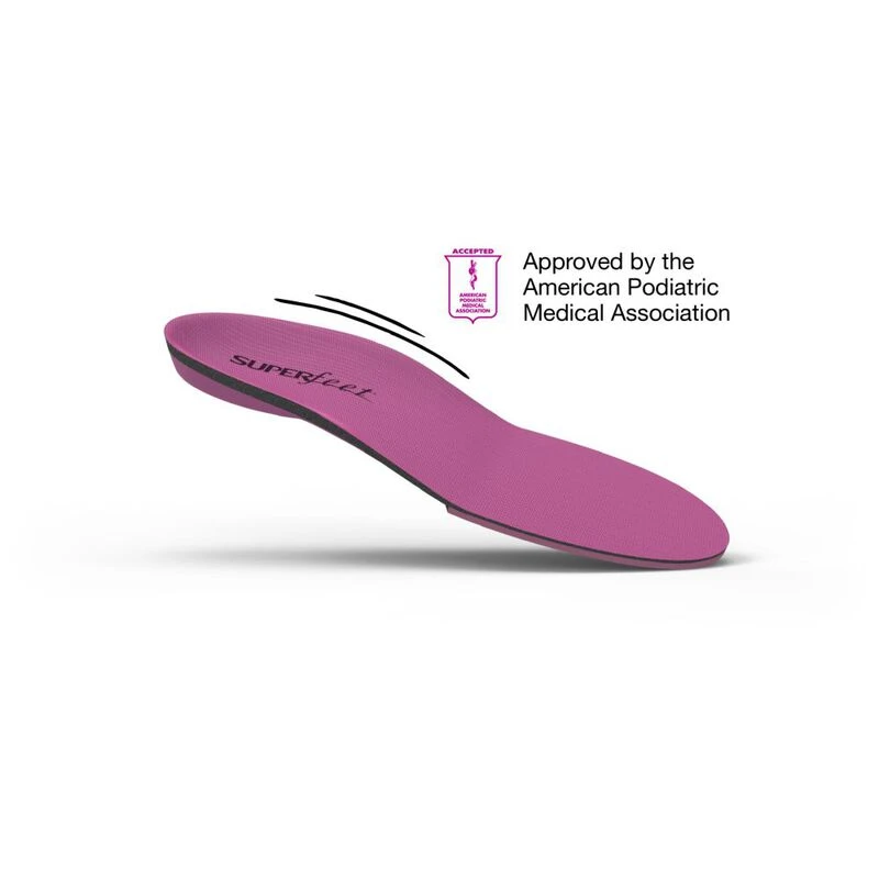 Superfeet Womens All-Purpose High Impact Support Insoles (Berry) | Spo