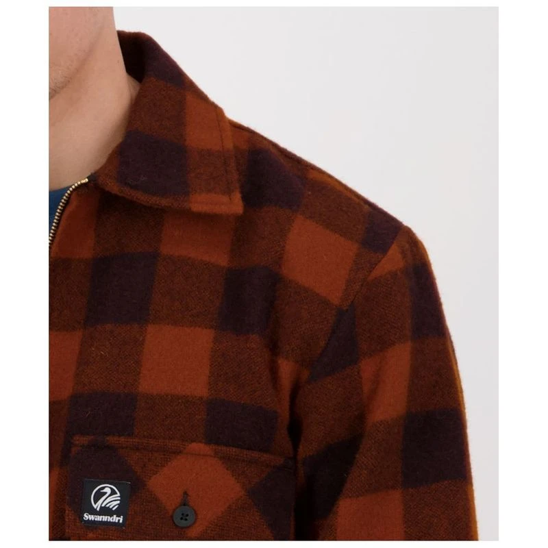 Swanndri Mens Ranger Bush Pullover (Cedar Check) | Sportpursuit.com