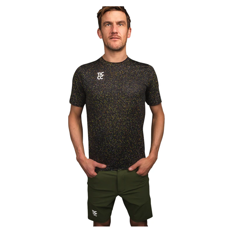 TIC CC Fluro Splash Short-Sleeve T-Shirt (Storm Black) | Sportpursuit.